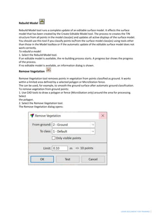 LiDAR Training Documents By Misson Choudhury (Microstation).docx