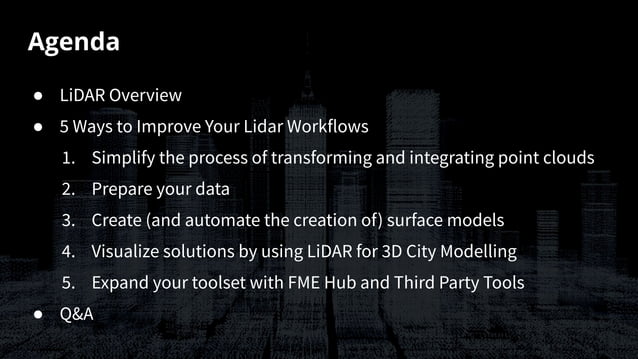 5 Ways to Improve Your LiDAR Workflows | PDF | 3-D Graphics | Computer ...