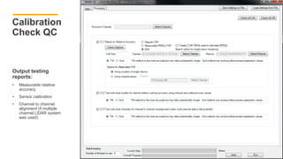 LiDAR QA/QC in a Production Environment | PDF