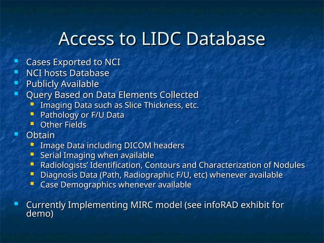 LIDC_Data_Collection_Process.power point | PPT