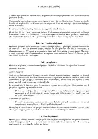 L'identità del gruppo in formazione | PDF