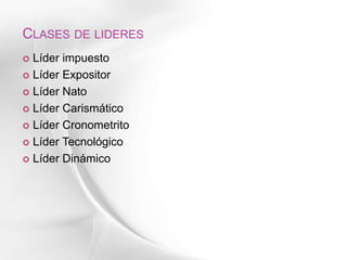 Que es un Lider | PPTX