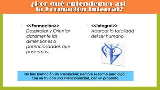 Liderazgo formacion integral -moncada | PPT