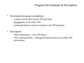 Liderazgo de lean | PPT