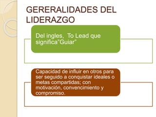 Liderazgo empresarial | PPT