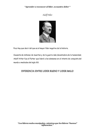 Lideres buenos y malos | DOCX