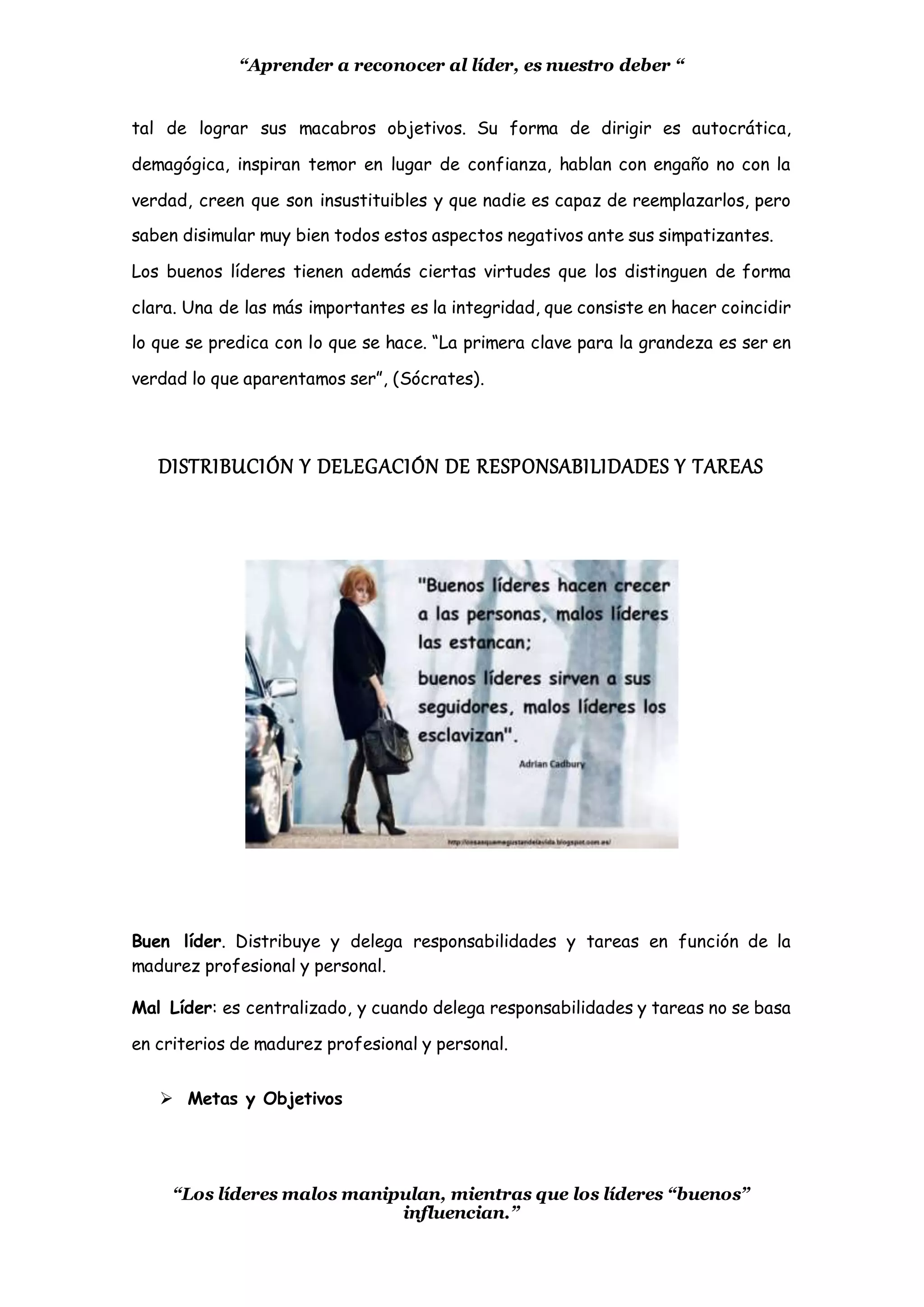 Lideres buenos y malos | DOCX