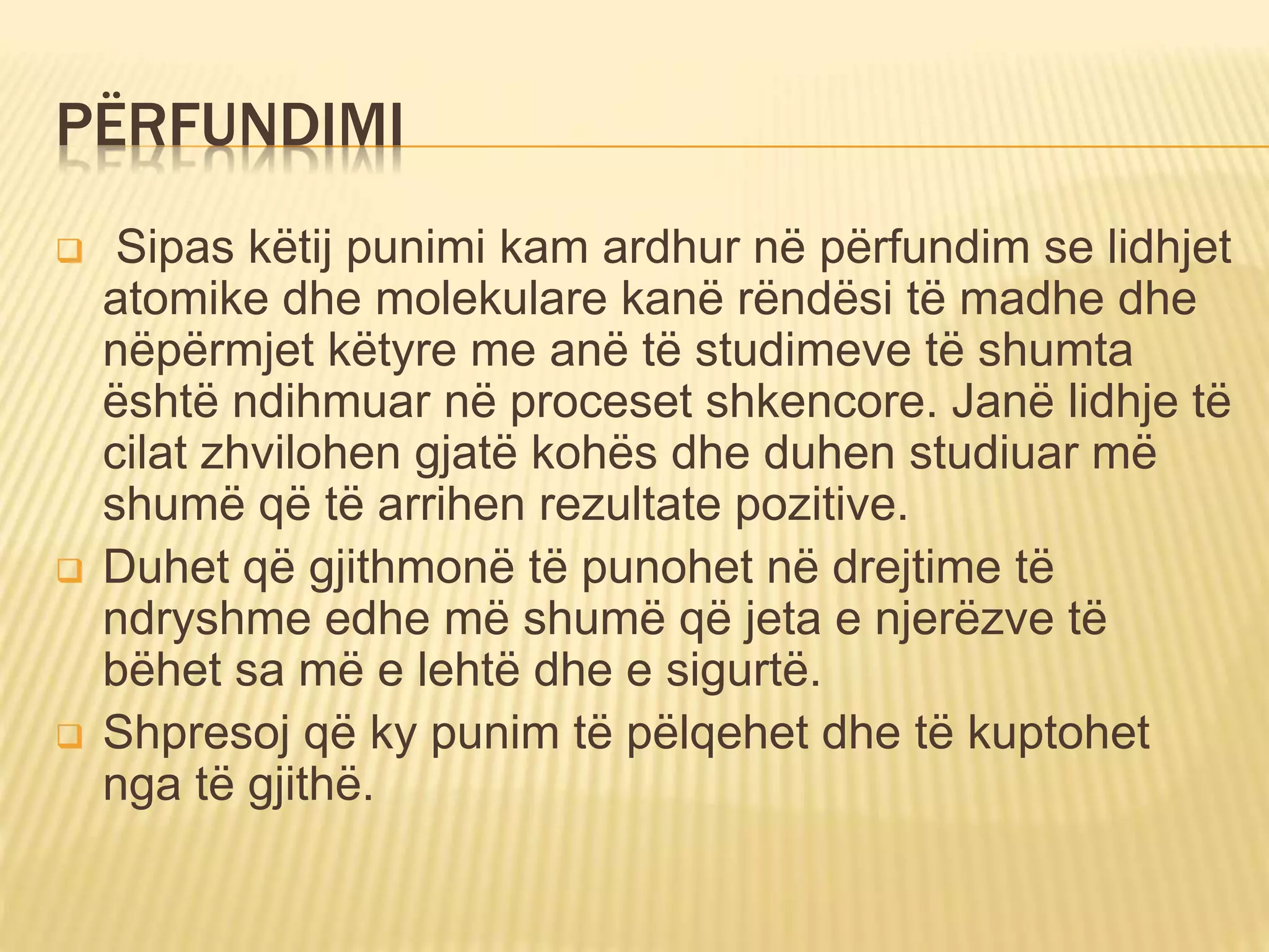 Lidhjet atomike dhe molekulare | PPTX