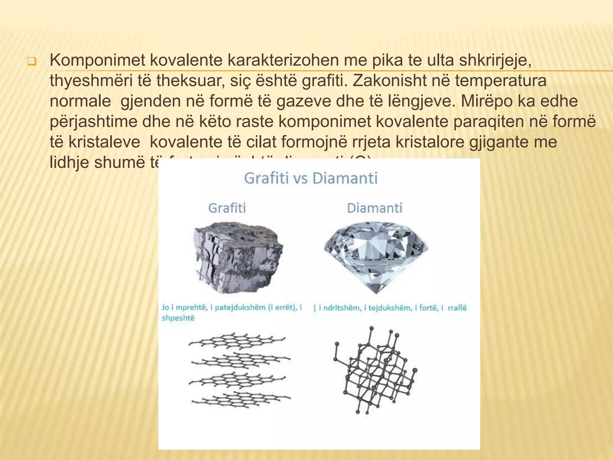 Lidhjet atomike dhe molekulare | PPTX
