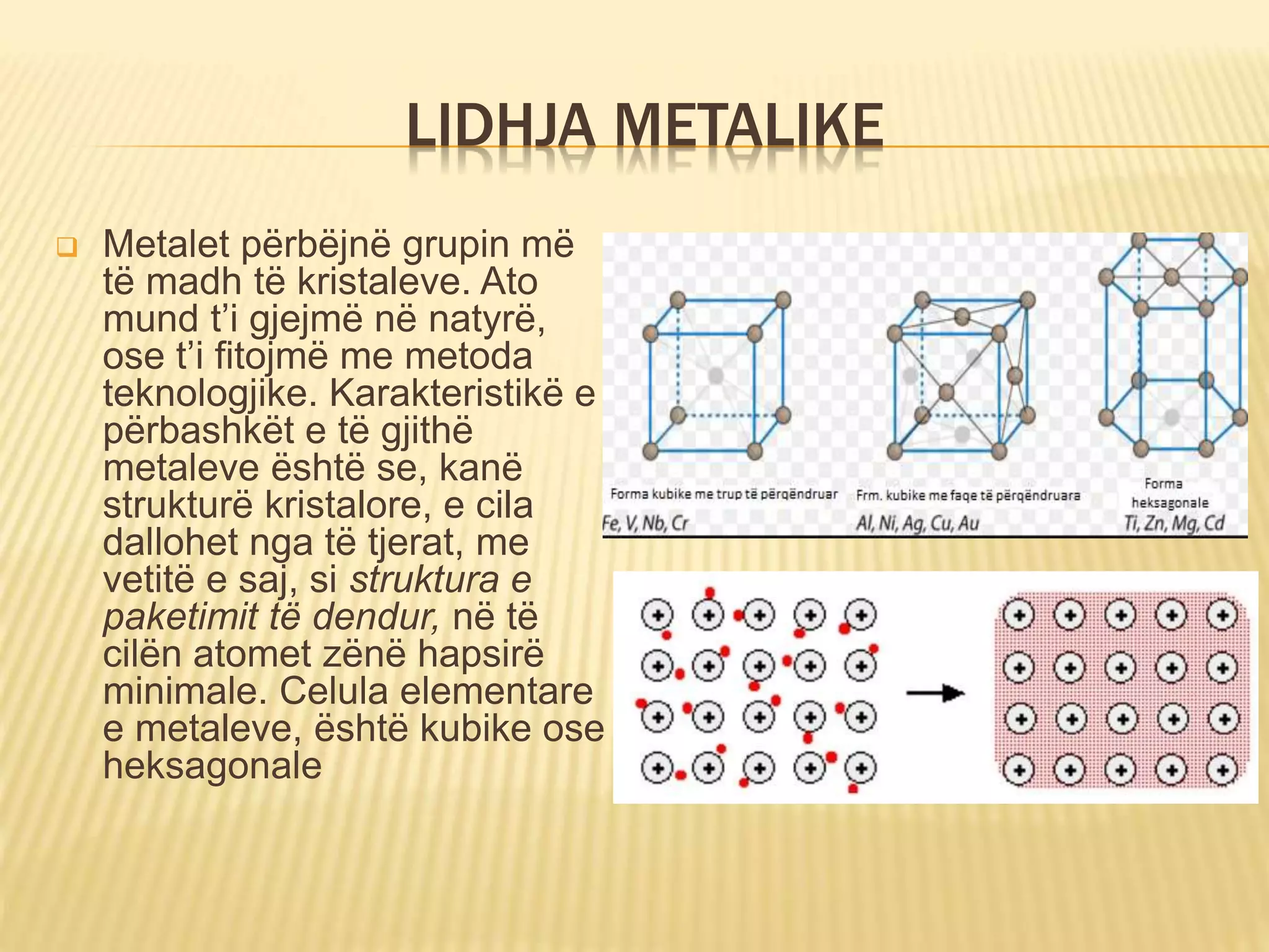 Lidhjet atomike dhe molekulare | PPTX