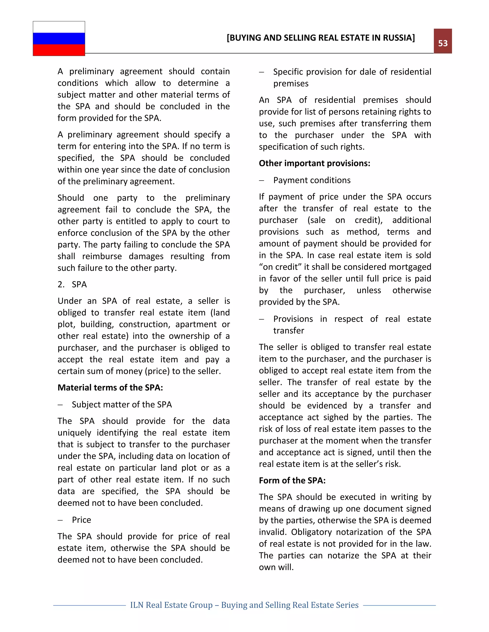 Buying and Selling Real Estate in Russia | PDF