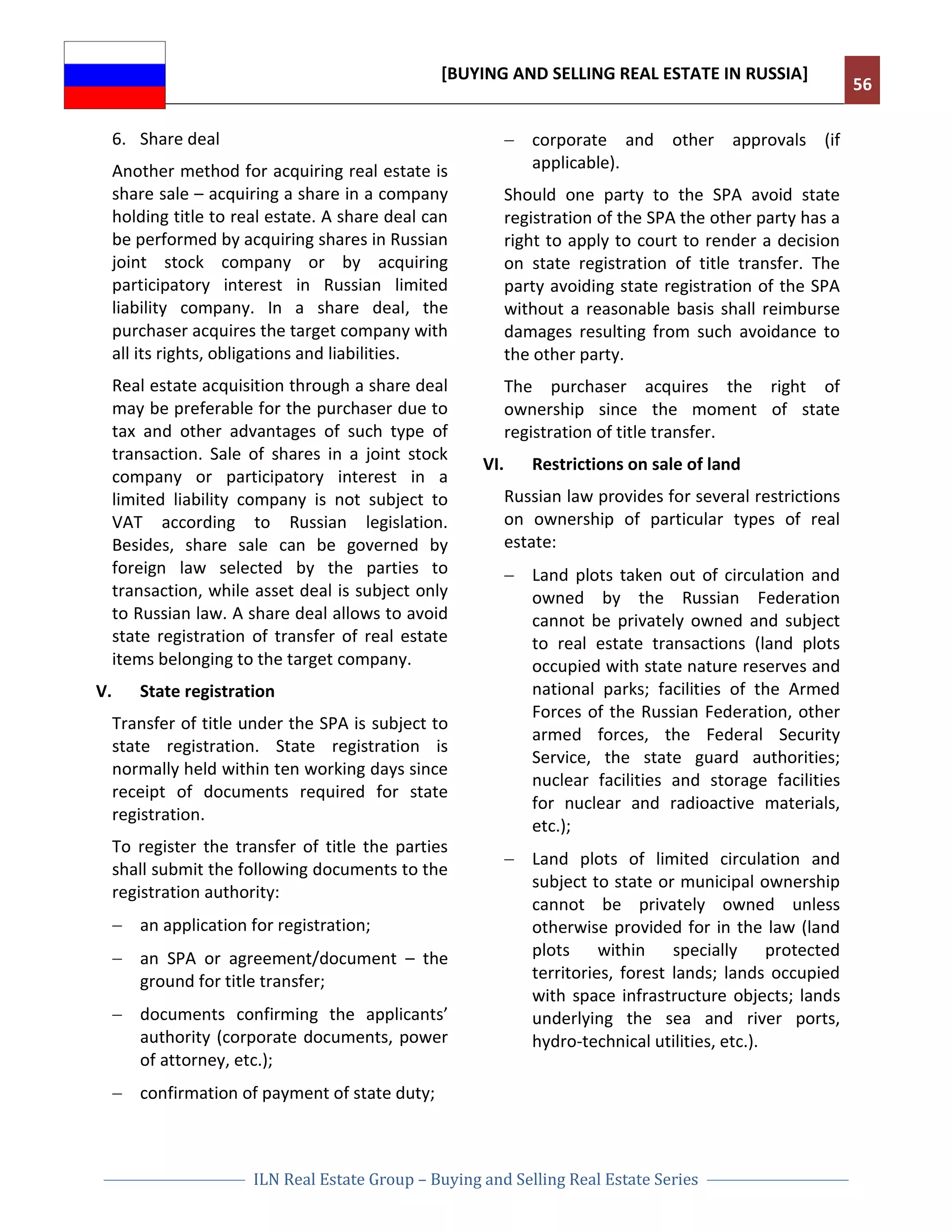 Buying and Selling Real Estate in Russia | PDF