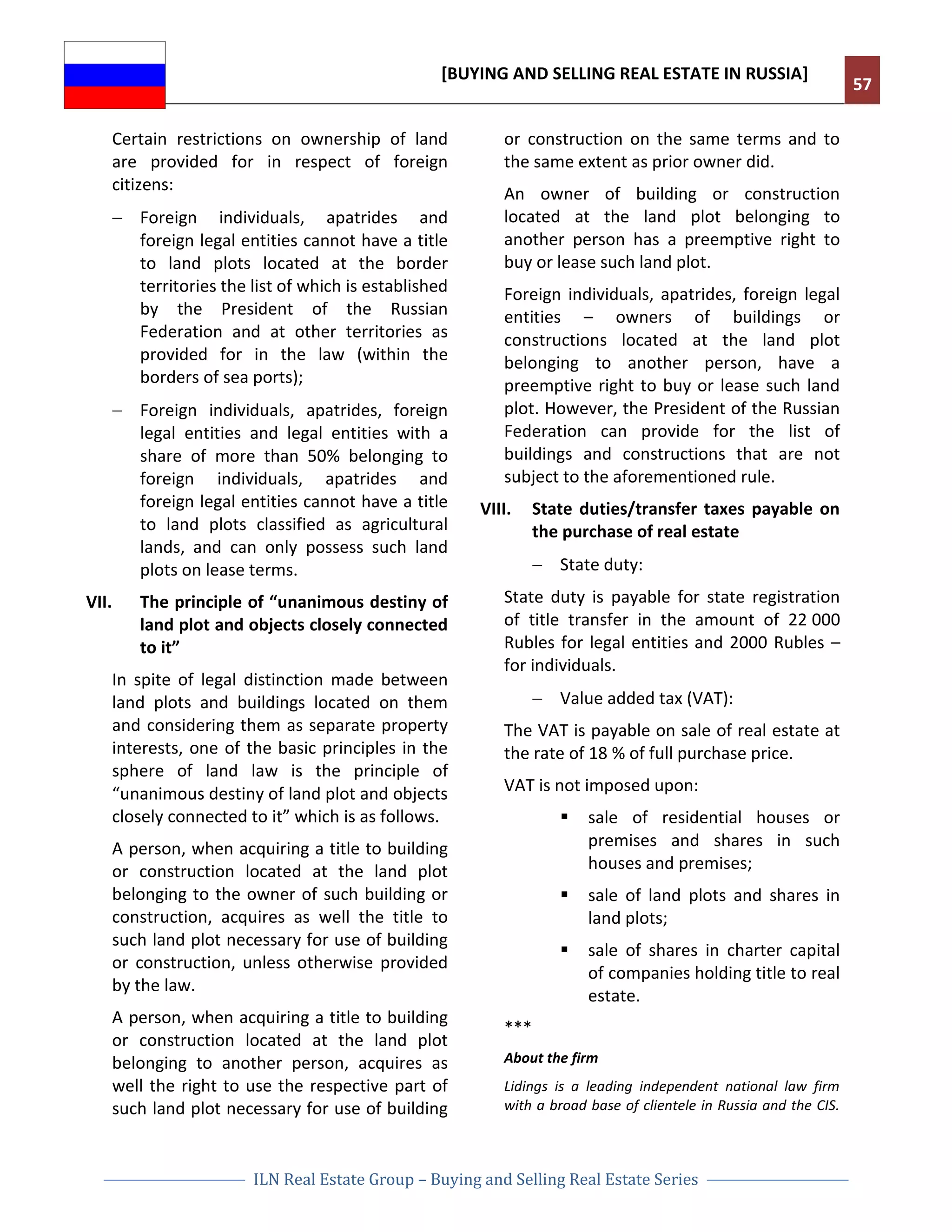 Buying and Selling Real Estate in Russia | PDF