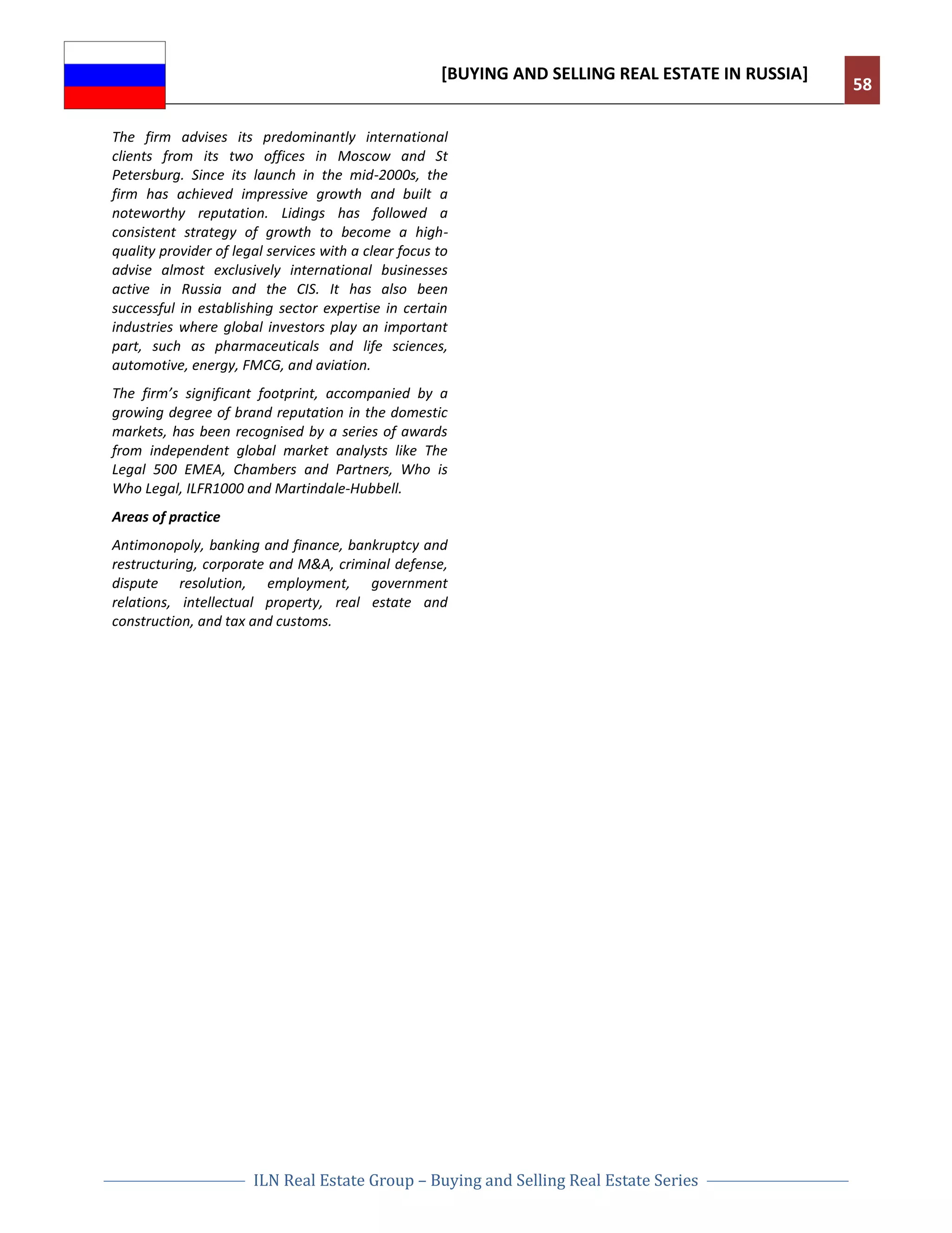 Buying and Selling Real Estate in Russia | PDF