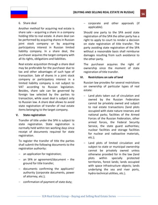 Buying and Selling Real Estate in Russia | PDF