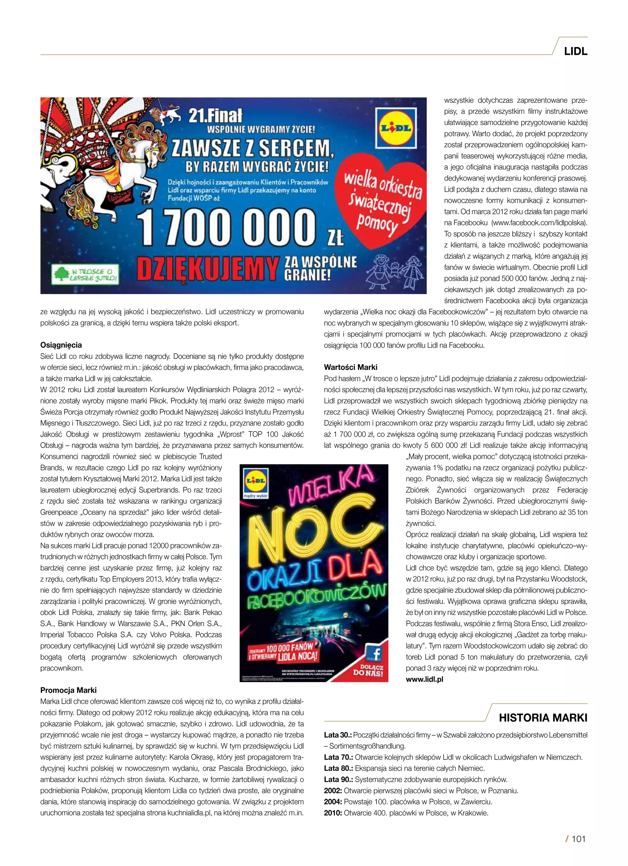 Case study marki Lidl z Albumu Superbrands Polska 2013 | PDF