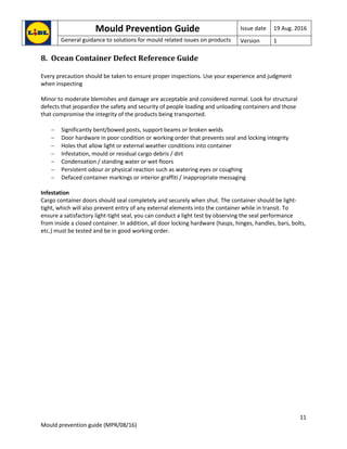 Lidl mold prevention guidance version 1 19_aug2016 | PDF
