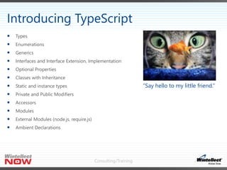Enterprise TypeScript | PPT