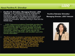 Lido Company Presentation | PPT