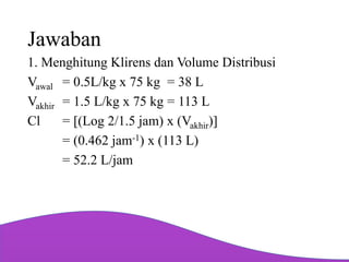Farmakokinetika Lidokain | PPTX