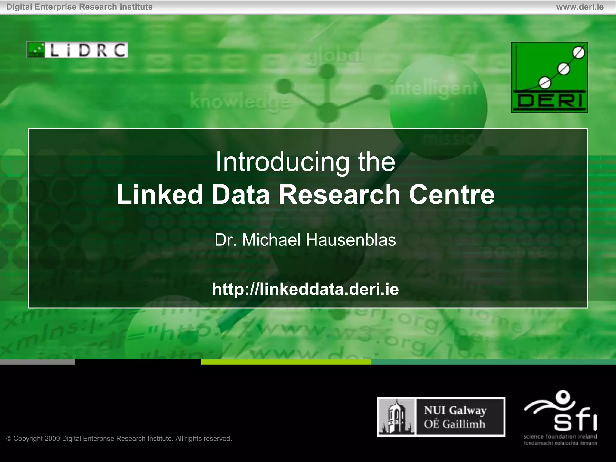 Introducing the Linked Data Research Centre | PPT