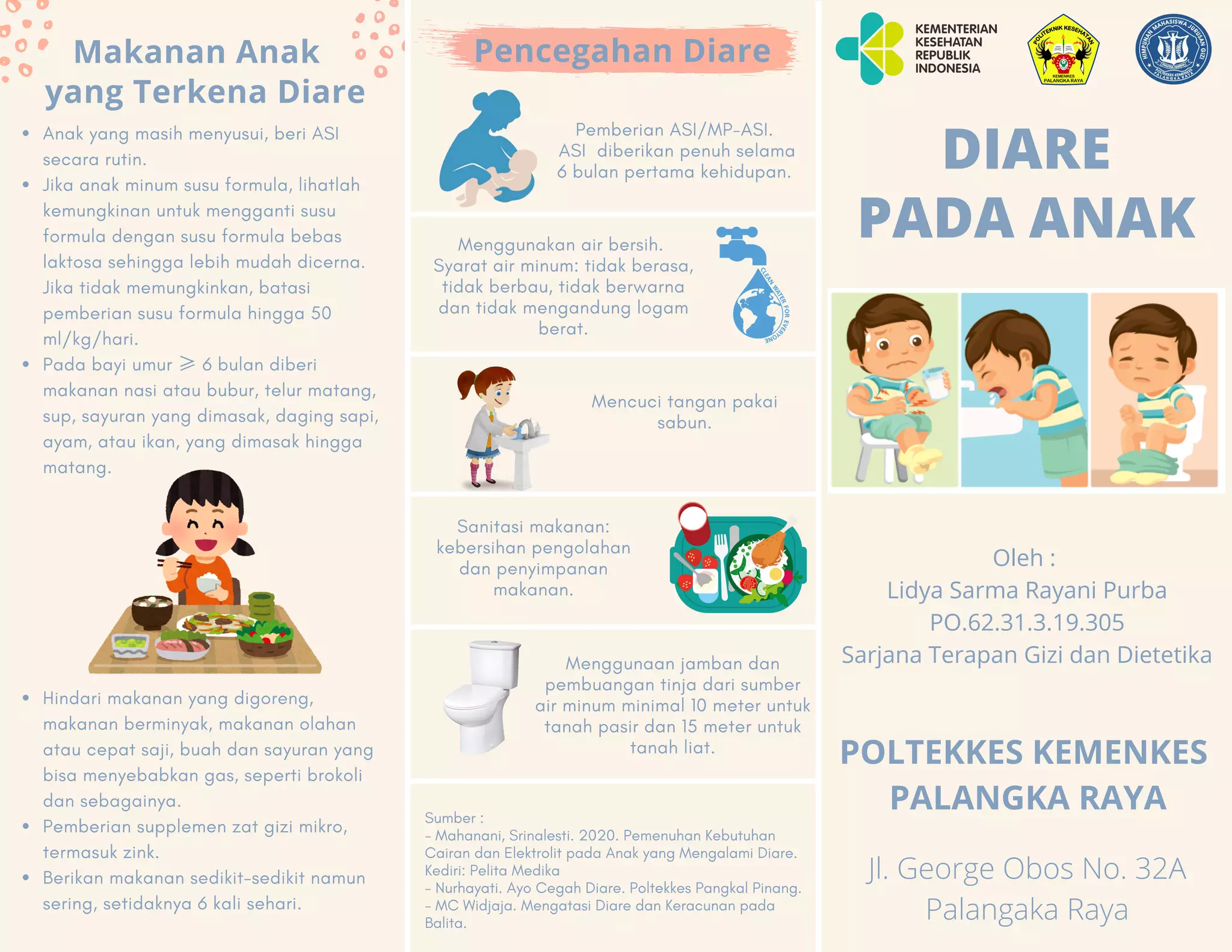 Leaflet _ Diare Pada Anak | PDF