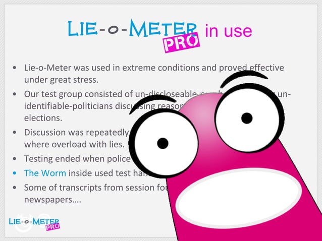 Lie O Meter Pro | PPT