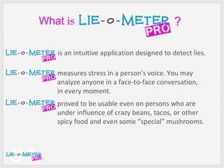 Lie O Meter Image
