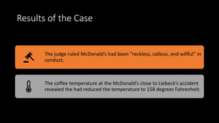 Liebeck v. McDonald's | PPTX