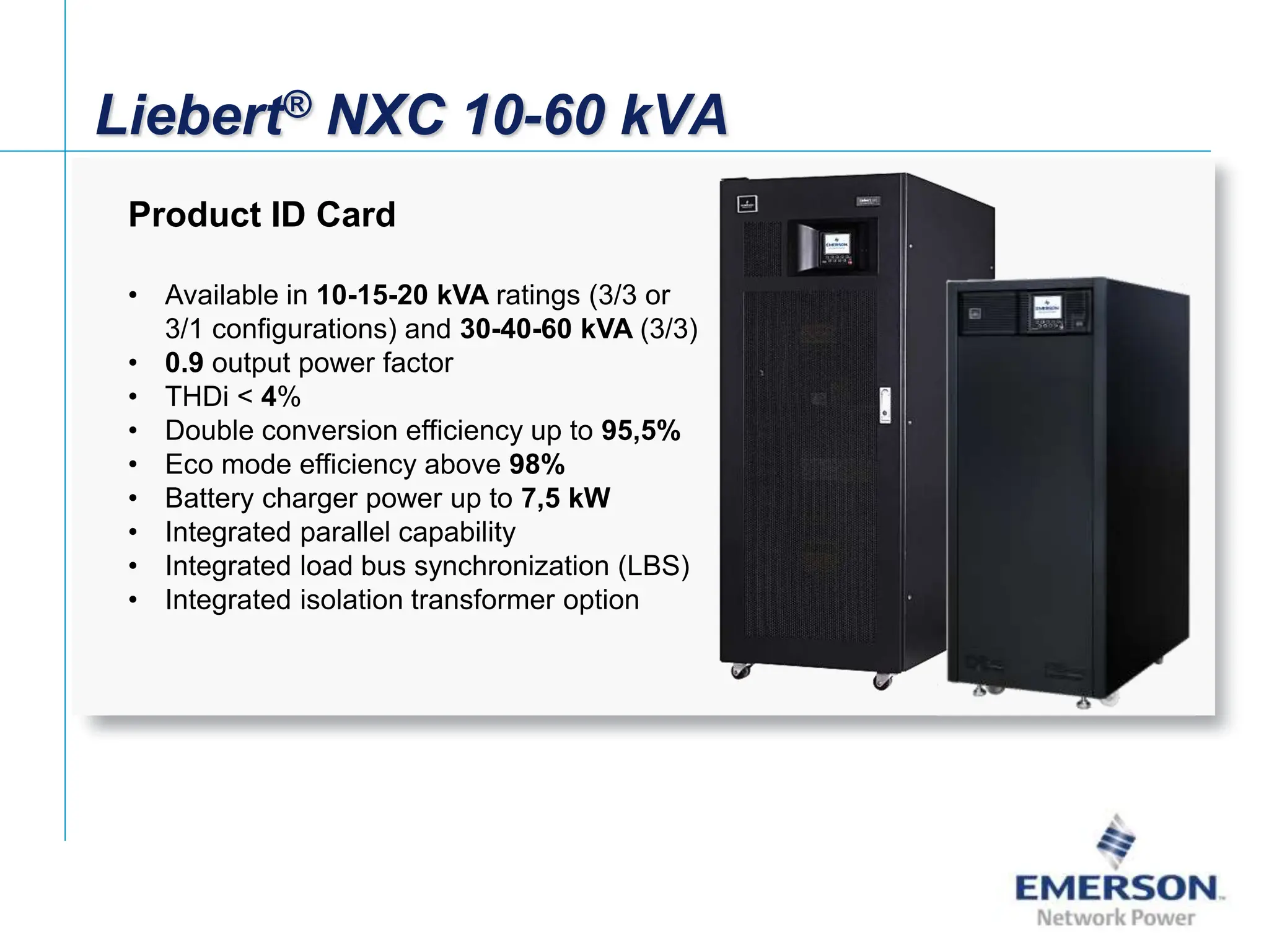 Liebert NXC200 PRESENTATION UPS REV .pptx