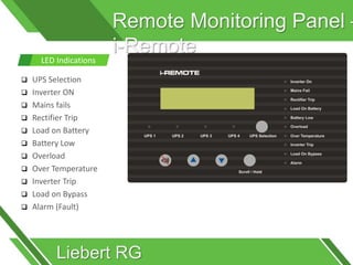 Liebert RG UPS for Regenerative Load Applications | PPTX