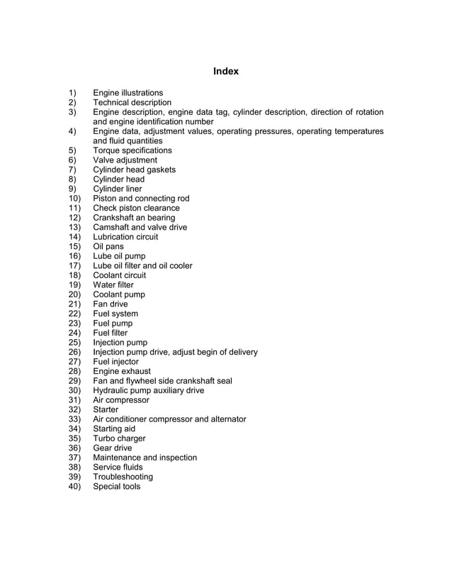 LIEBHERR D904 Diesel Engine Service Repair Manual.pdf | Auto Parts ...