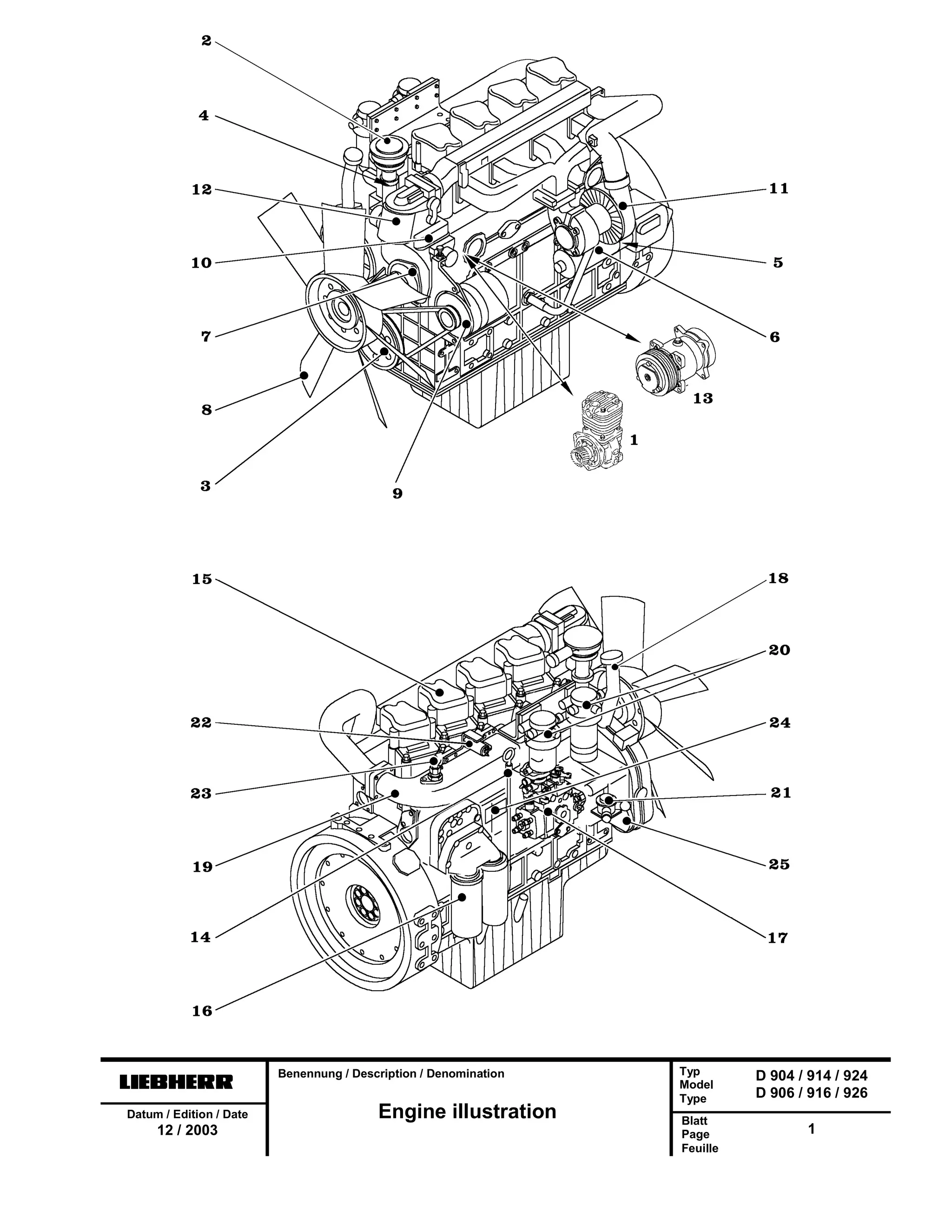 LIEBHERR D924 Diesel Engine Service Repair Manual.pdf