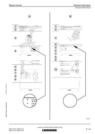 Liebherr d934 (a7 04) diesel engine service repair manual | PDF