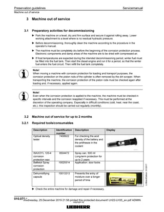 Liebherr lh22 c 1209 hydraulic excavator service repair manual | PDF