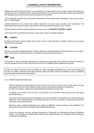 Liebherr rl 52 rl52 pipe layer service repair manual | PDF