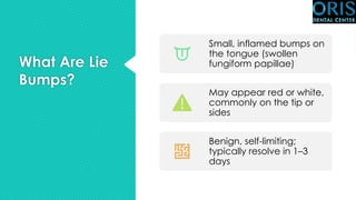Lie Bumps - Causes, Symptoms and Treatment options .pptx