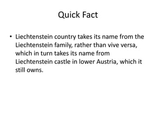Liechtenstein | PPTX
