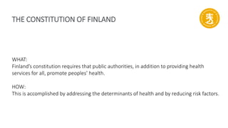 Sandra Liede: The Finnish Genome Strategy and the Genome Law | PPT