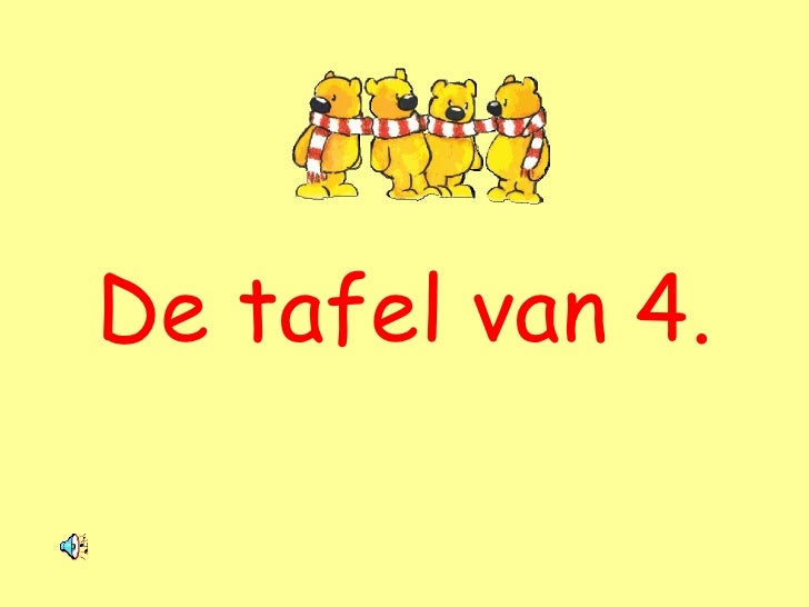Tafel van 4