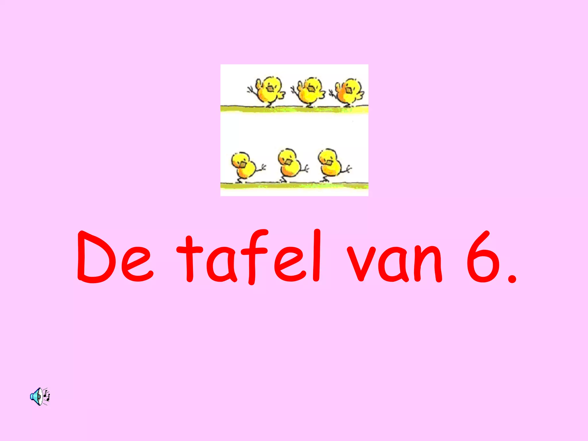 Tafel Van 6 PPT