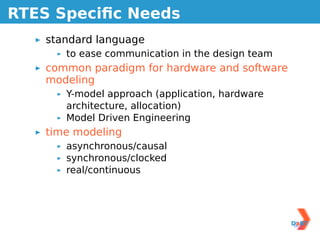 UML profiles for Embedded Systems | PDF | Programming Languages | Computing