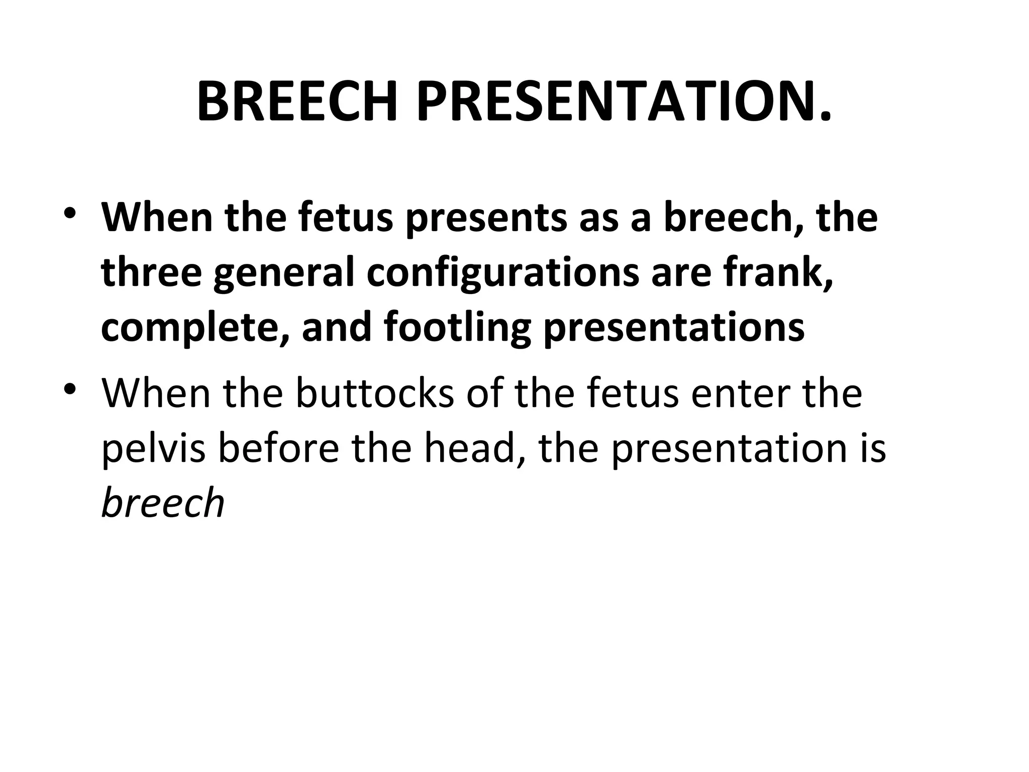 Lie, presentation, attitude, and position | PPT