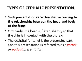 Lie, presentation, attitude, and position | PPT