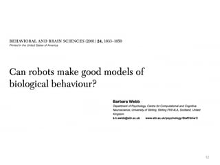 Analyzing the Explanatory Power of Bionic Systems With the Minimal ...