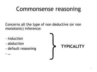 Functional and Structural Models of Commonsense Reasoning in Cognitive Architectures | PPT