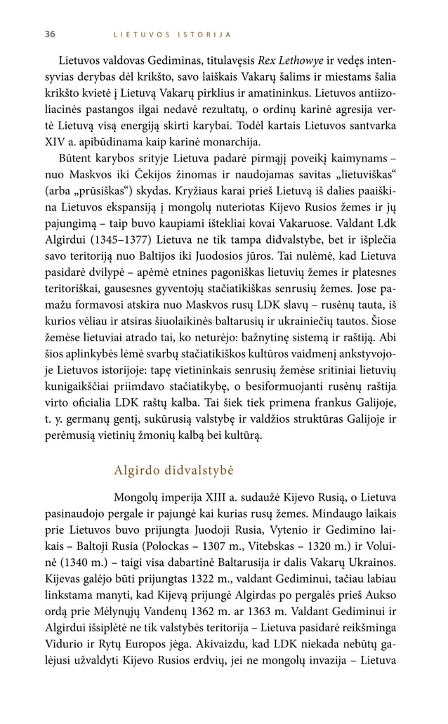 Lietuvos istorija - Lietuvių kalba | PDF