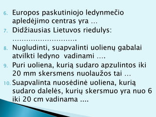 Lietuvos reljefo formos | PDF