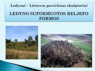 Lietuvos reljefo formos | PDF