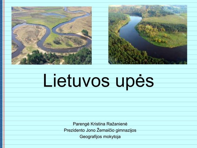 Lietuvos upės | PDF
